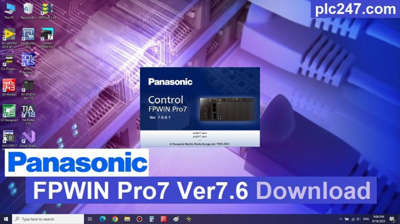 [Download] FPWIN Pro7 Ver 7.6 Panasonic PLC Software (GoogleDrive) - plc247.com