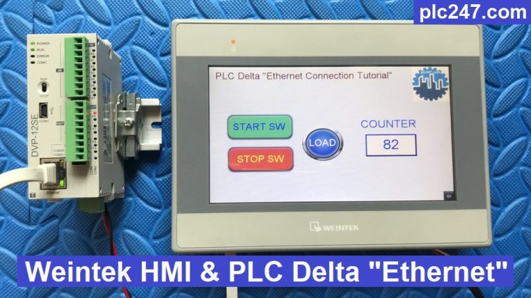 Weintek HMI & PLC Delta "Ethernet Communication" Tutorial - plc247.com