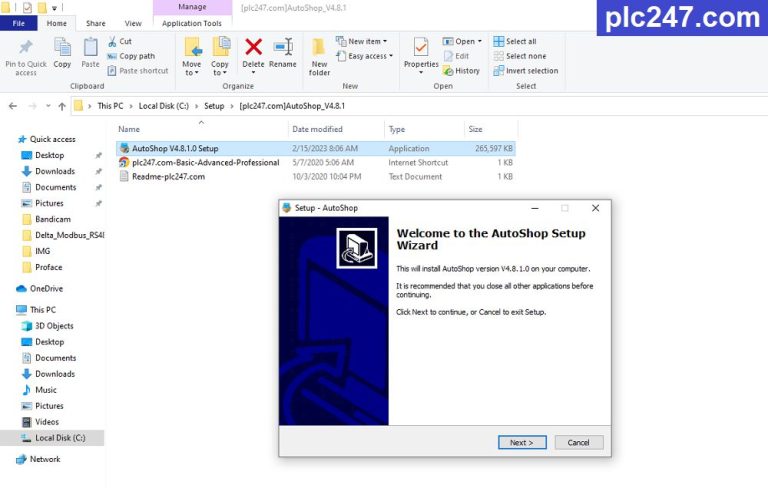 [Download] AutoShop V4.8.1 Inovance PLC Software - plc247.com