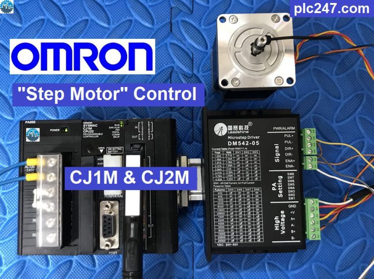 Omron CJ1M CJ2M "Stepping Motor" Control Tutorial - plc247.com