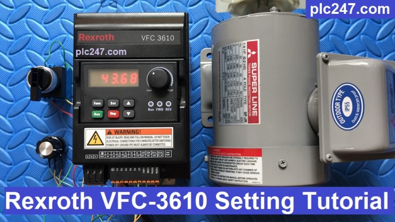 Rexroth VFC-3610 Setting Tutorial - plc247.com