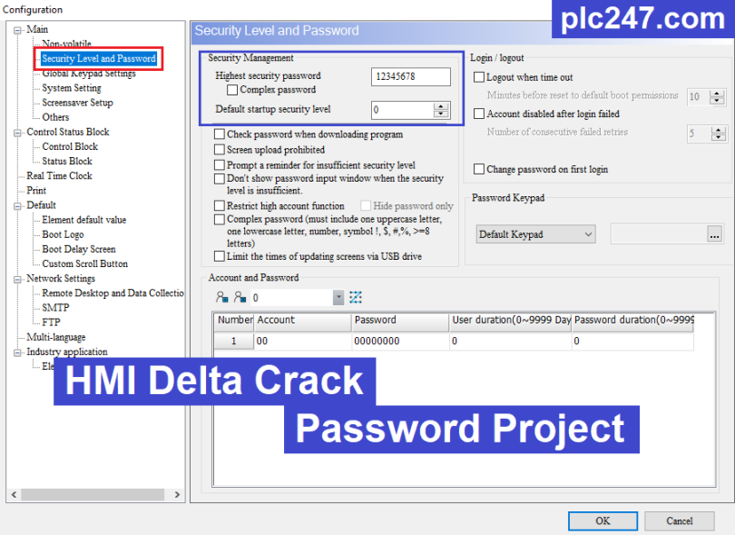 [Unlock] HMI Delta Project Password ( .dps .dpa .dpb .dop files ...