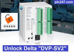 [Unlock] PLC Delta DVP-SV2 Series (Read Password) - plc247.com