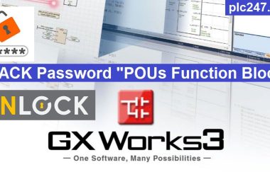 [Unlock Password] GX-Works2 "Function Block & POU Program" PLC ...