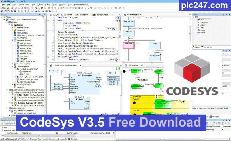 [Download] CodeSys V3.5 SP20 Full (GoogleDrive) - plc247.com
