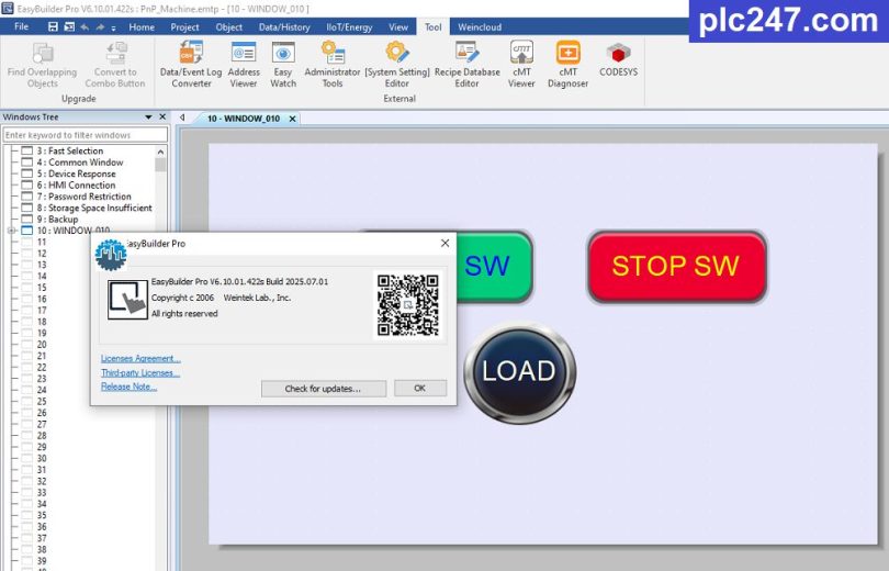 [Download] EasyBuilder Pro V6.10.01.422s Weintek HMI Software (Support TK-Series) - plc247.com