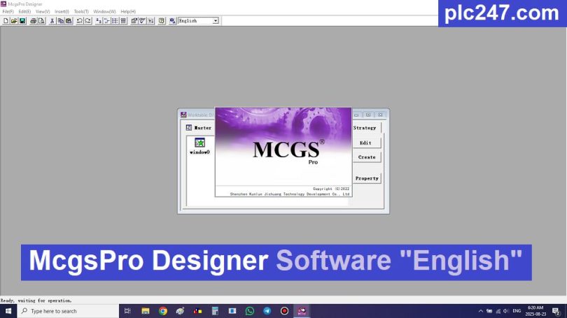 [Download] MCGS HMI Software (English + NEW Version 2025) - plc247.com